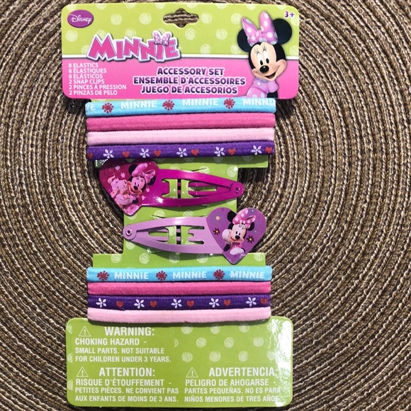 Disney | Accessories | Minnie Mouse Hair Accessory Set | Poshmark